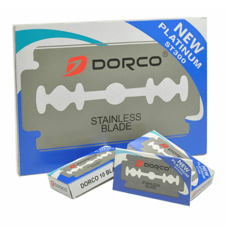 Dorco ST300 Blue Double Edge Razor Blades 500ct 5 pack - IdealBarberSupply